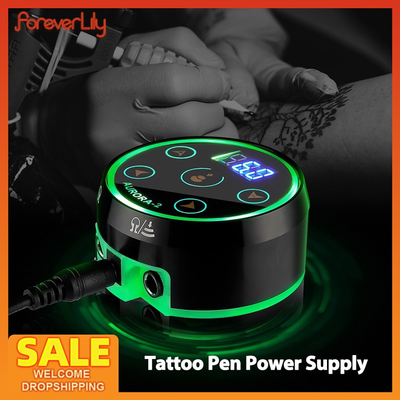 Tattoo Pen Power Supply Mini AURORA LCD Tattoo Power Supply Adjustable ...