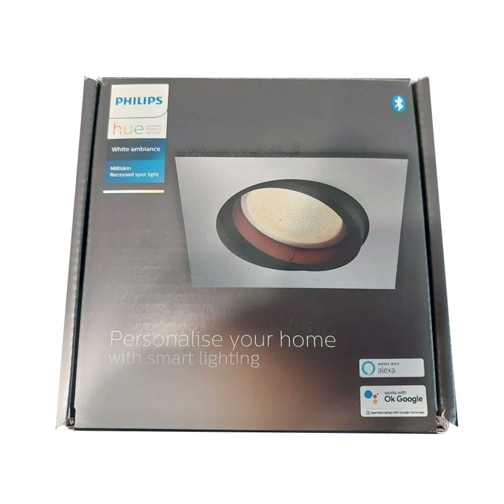 Philips Hue White Ambiance Milliskin Recessed Spotlight ext. (Square ...