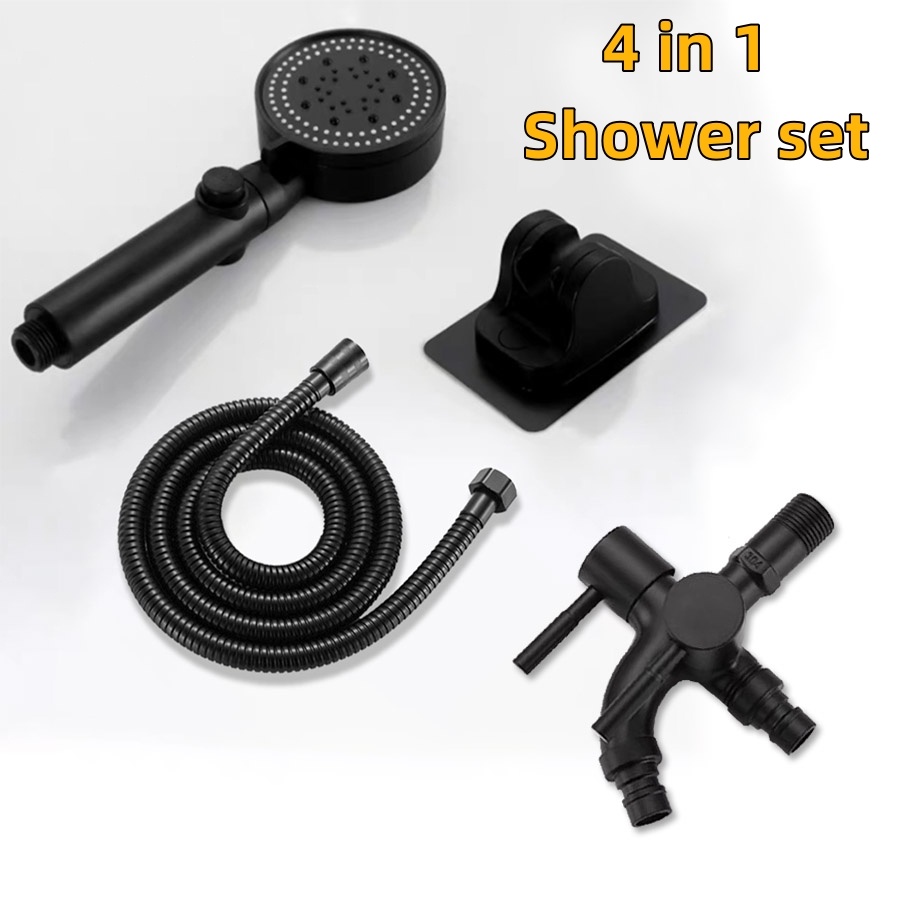 TQTQ Booster Shower With Faucet Shower Head Set Bathroom Shower Set ...
