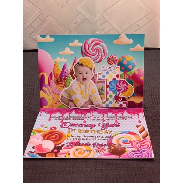 CANDY LAND POP UP INVITATION | Shopee Philippines