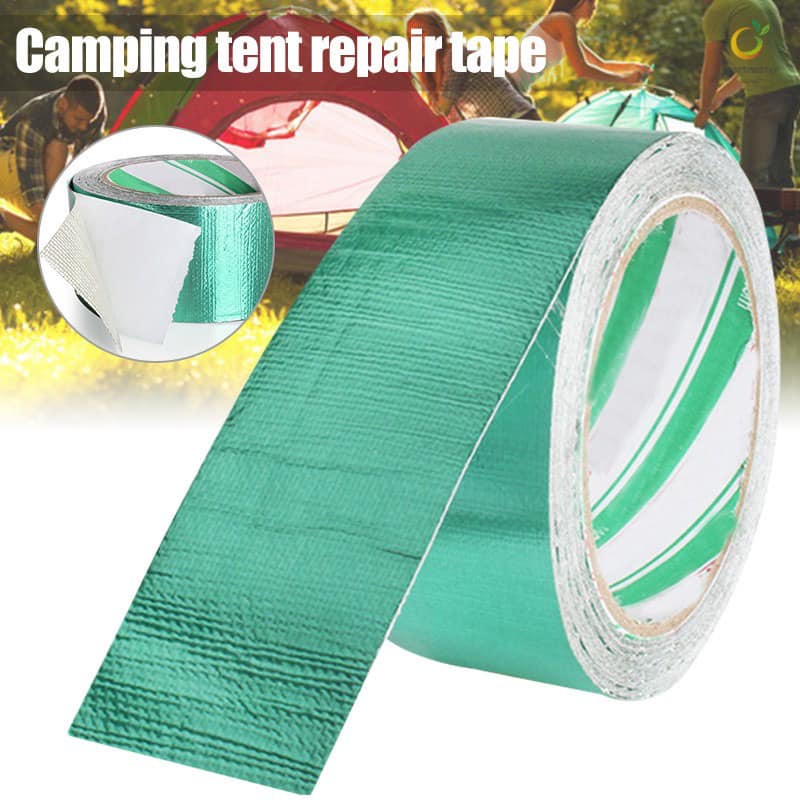 ☾5m/Roll PE PVC Tarpaulin Repair Tape Rainproof Cloth Adhesive Tape ...