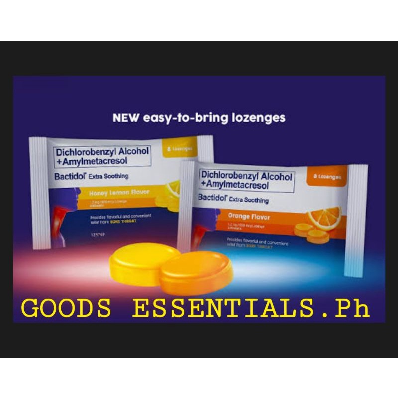 ☾BACTIDOL LOZENGES (Orange&Lemon) | Shopee Philippines