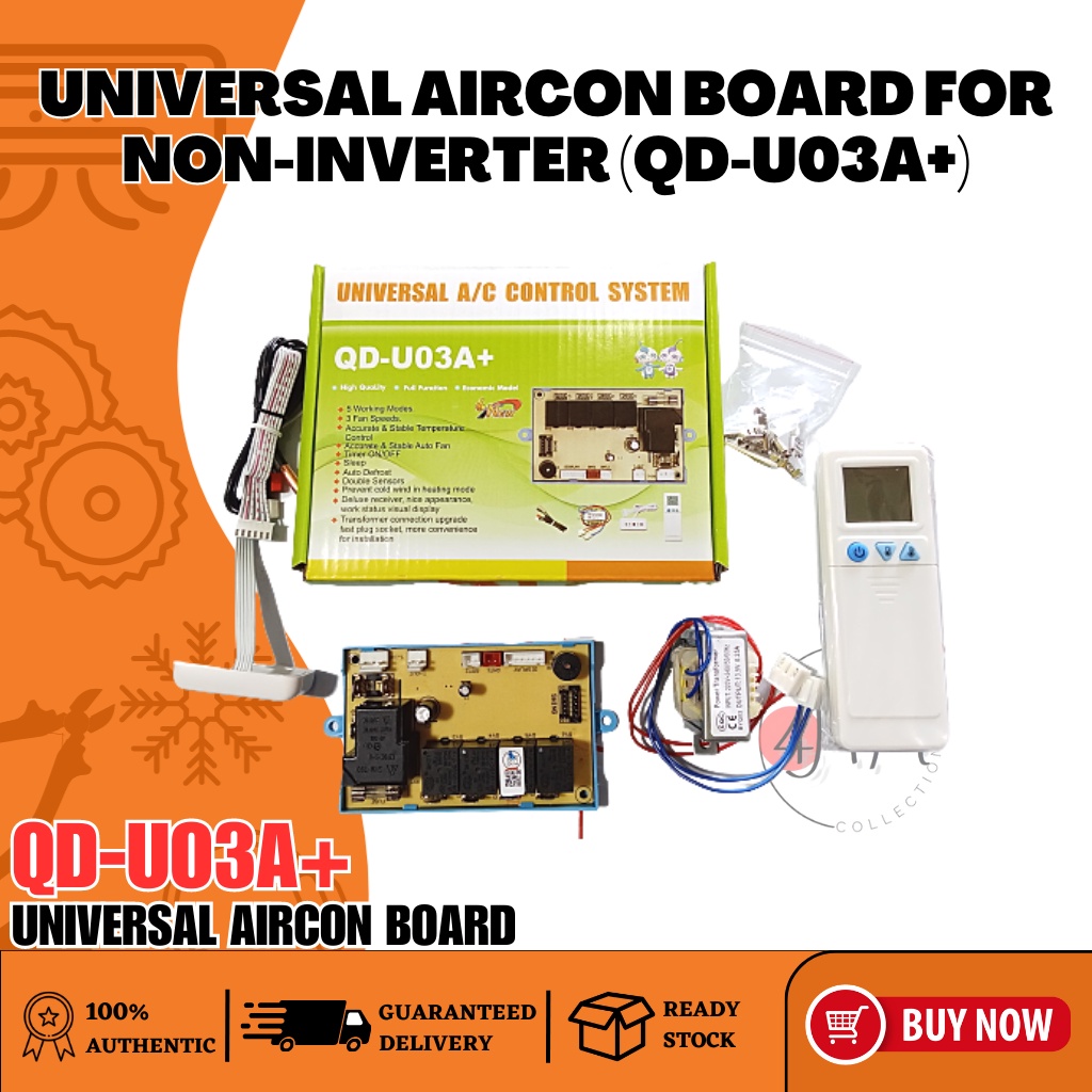 4HMC UNIVERSAL AC BOARD FOR NON-INVERTER (QD-U03A+) | Shopee Philippines