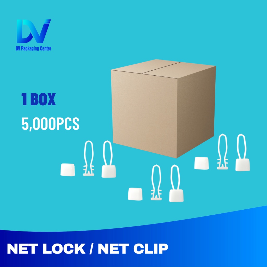 Net Lock/Net Clip - 1 box (5,000pcs) - White | Shopee Philippines