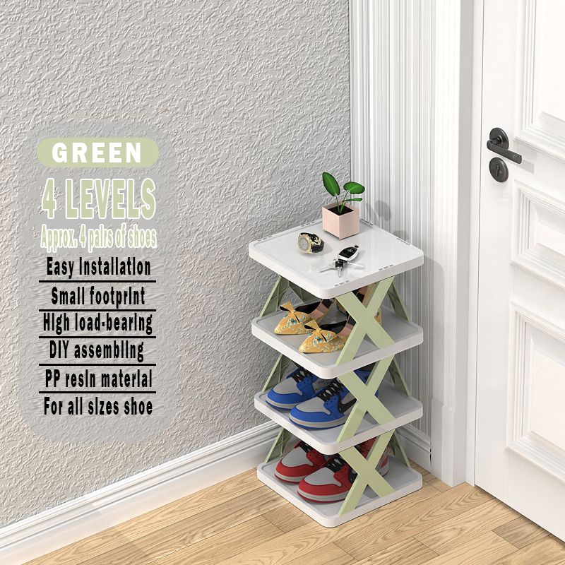 DIY Splicing Folding Shoe Rack Easy Organizer Shoe Storage Shelf Stand ...