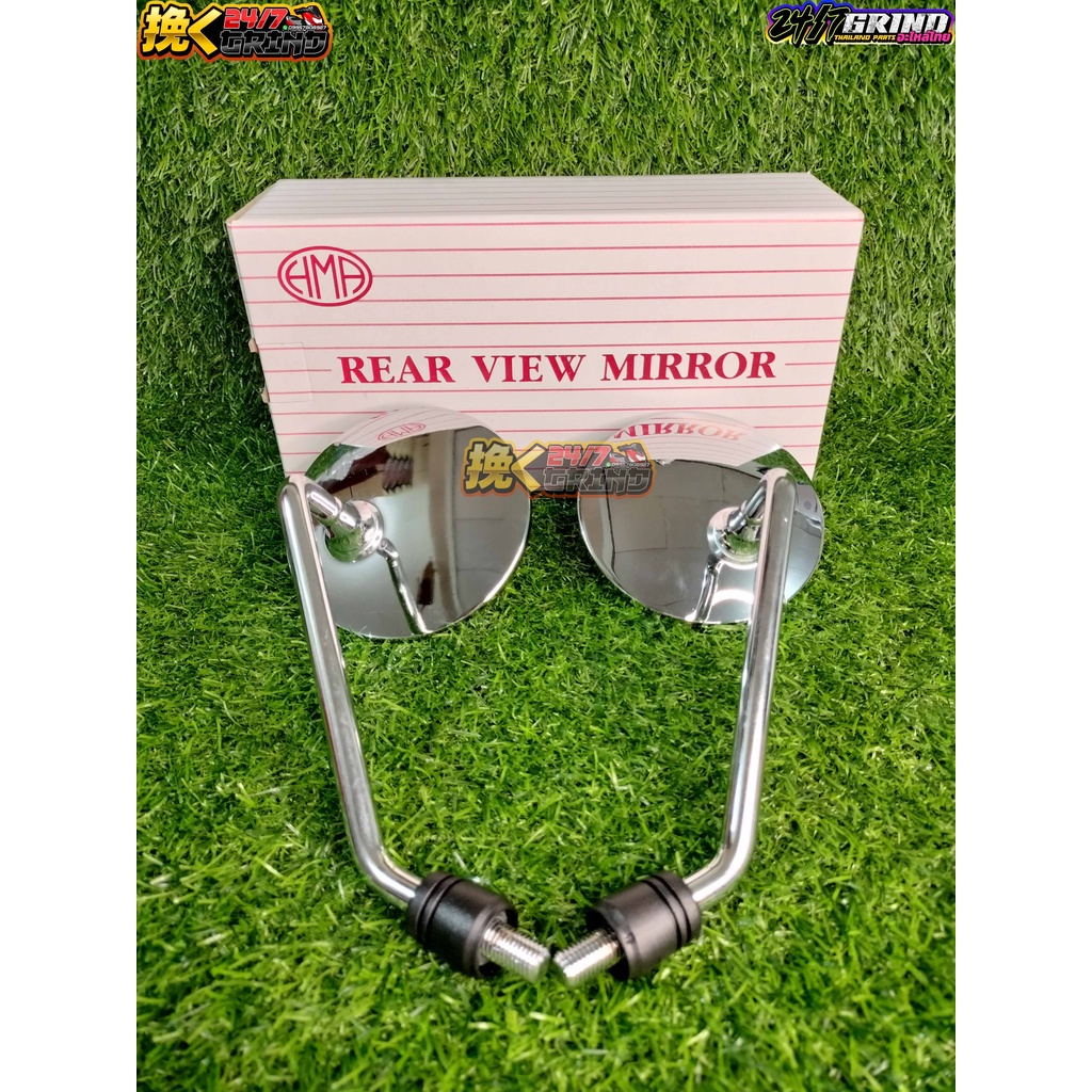 YAMAHA FINO HMA SIDE MIRROR CHROME STEM THAILAND MADE | Shopee Philippines
