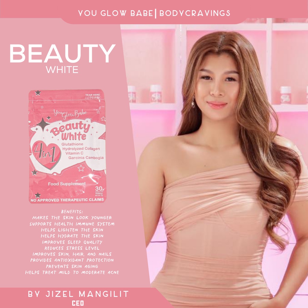 You Glow Babe Beauty White Gluta Collagen Vit C Capsule | Shopee ...