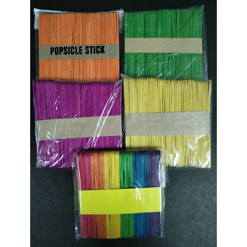 WOODEN POPSICLE STICK | Shopee Philippines