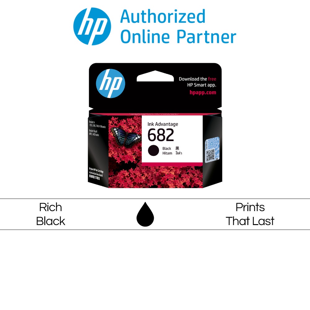 HP 682 Black Advantage Cartridge Compatible with HP Deskjet | Shopee ...
