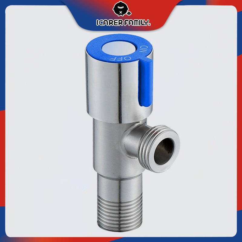 Icarer Shower Valve Angle Valve 2 Way 1 2 Stainless Steel 304 G1/2 Two ...