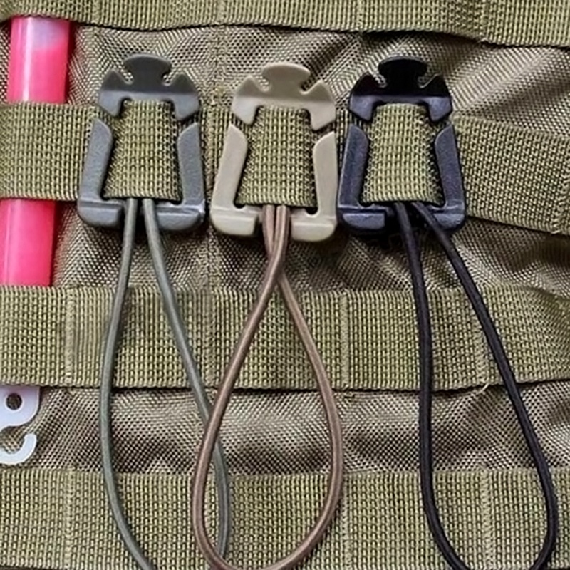 LUC Carabiner D-ring Clip Molle Webbing EDC attach Shackle Grimlock ...