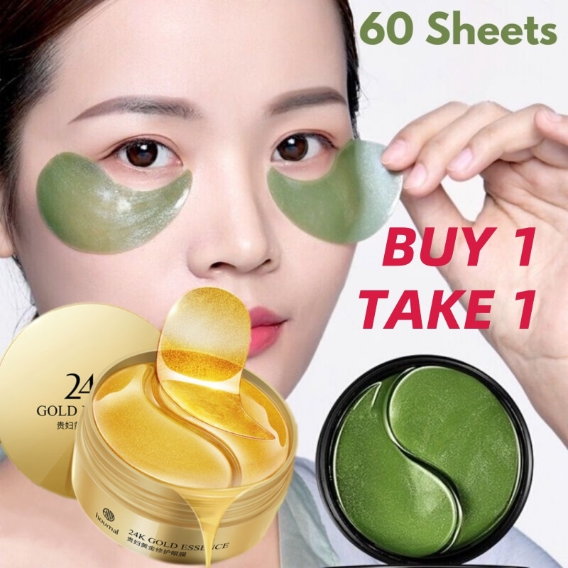 24K GOLD 60pcs Seaweed Eye Mask Collagen Hydrating Remove Dark Circles ... 24K GOLD 60pcs Seaweed Eye Mask Collagen Hydrating Remove Dark Circles ...