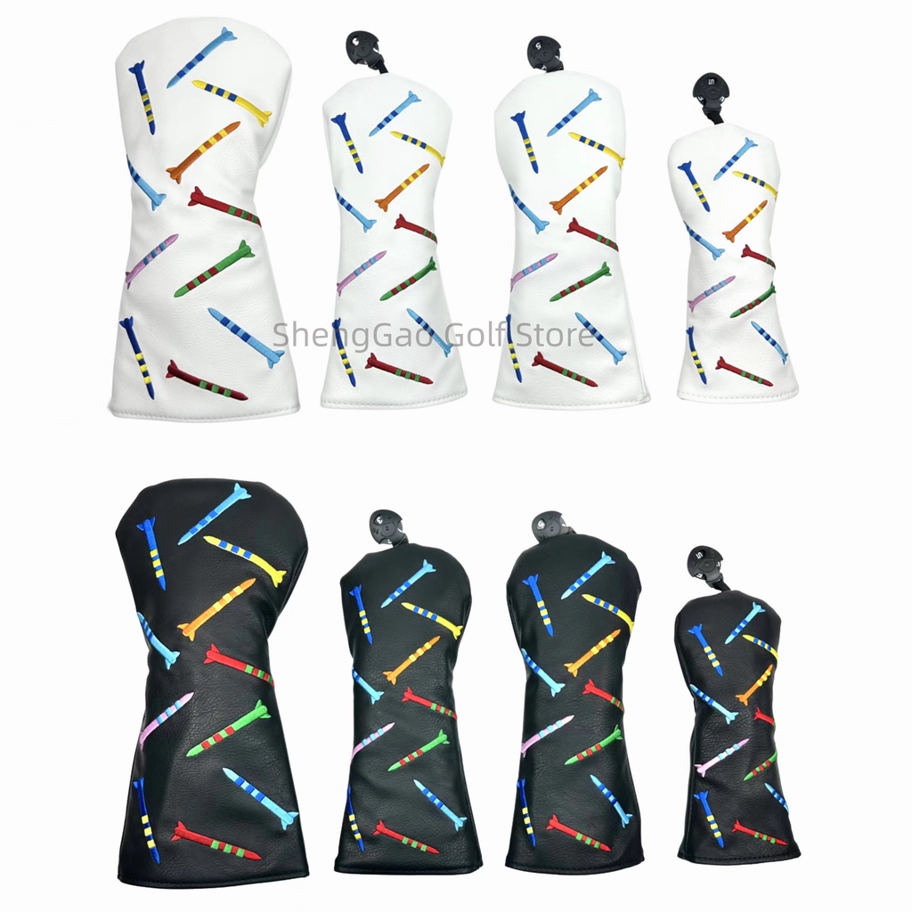 Golf Rocket pattern Head cover Driver Head Covers Fairway Wood Head ...