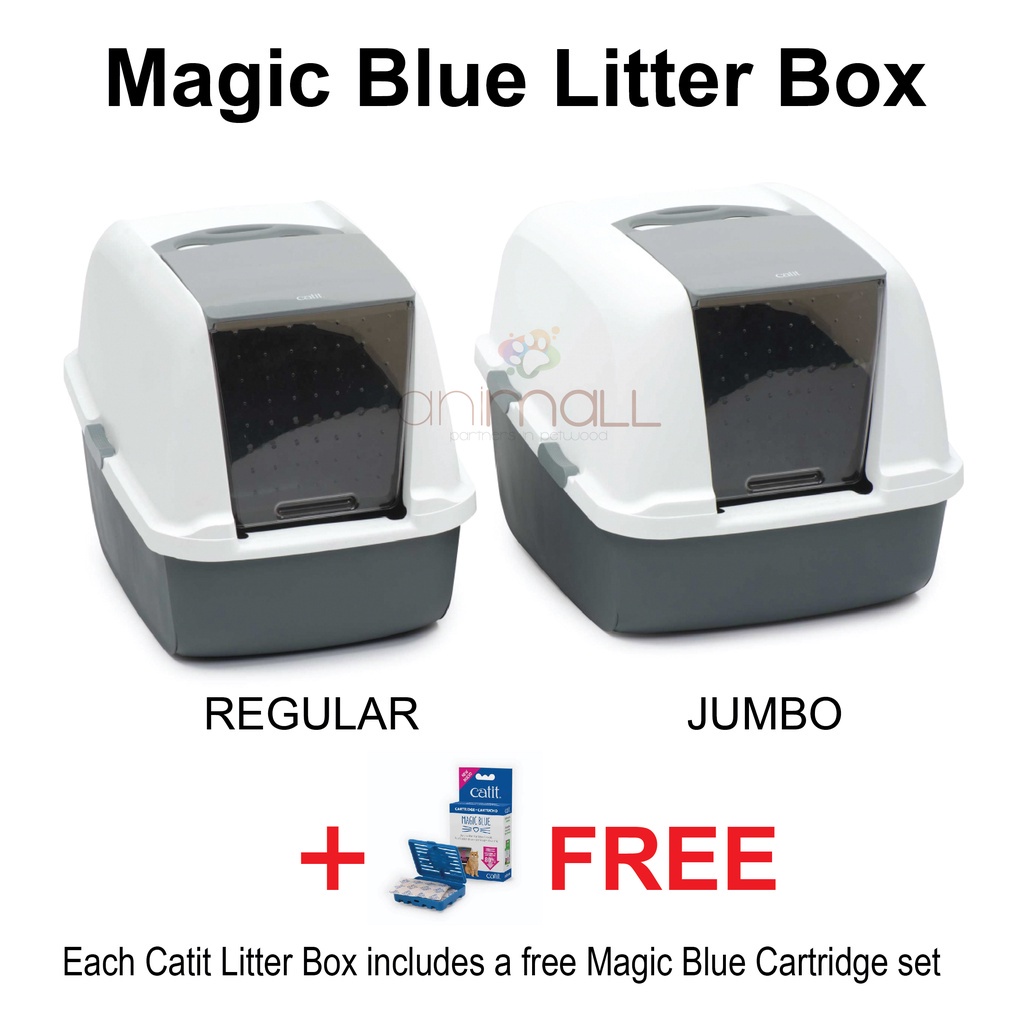 ¤[Shop Malaysia] Catit 2.0 magic Blue Cat pan / Toilet Paint / Cat Sign ...