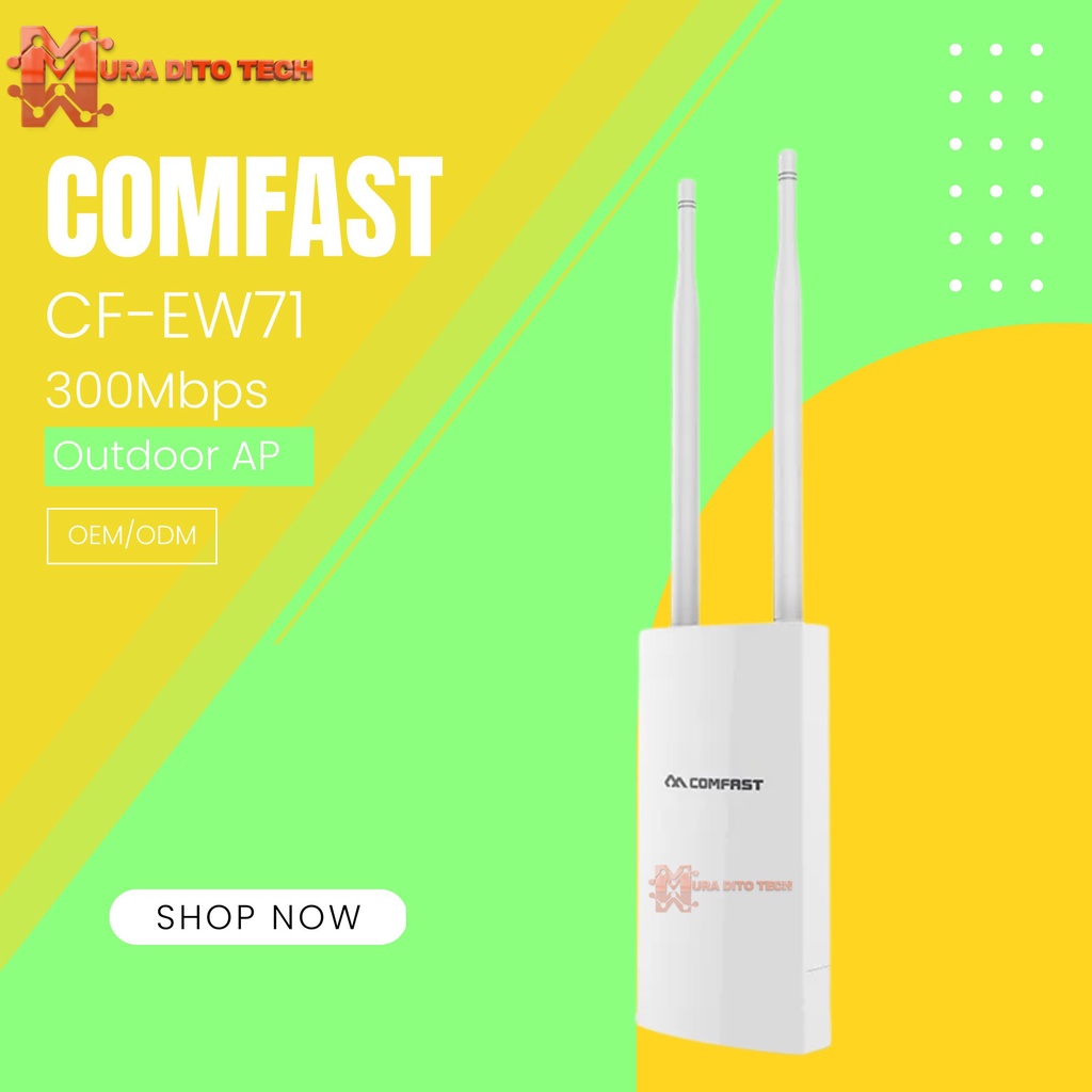 COMFAST CF-EW71 300Mbps Wireless AP Base Station High Power WIFI ...
