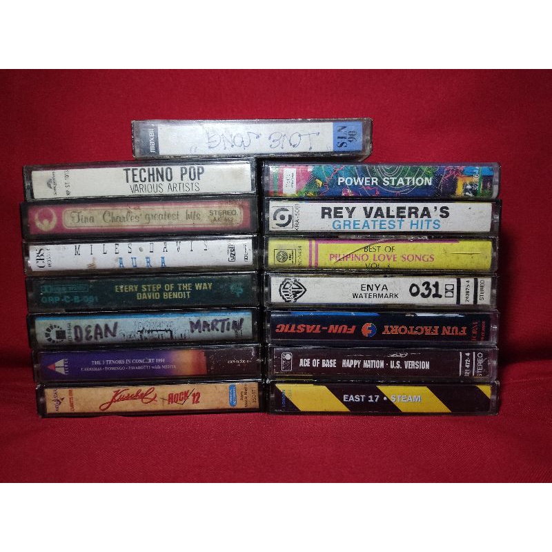 Vintage Cassette Tapes Assorted and Various Artist | Shopee Philippines