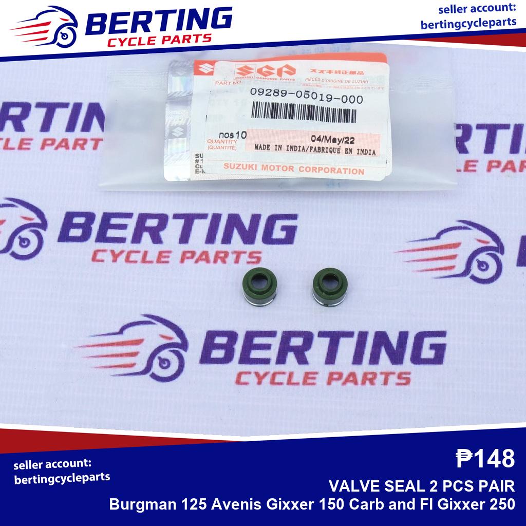 SGP VALVE SEAL 2 PCS PAIR Suzuki Burgman 125 Avenis Gixxer 150 Carb and ...