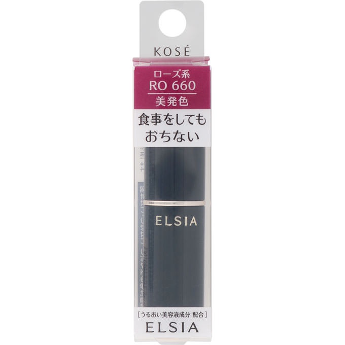 Kose Elucia Platinum Color Keep Rouge RO660 Rose 5g Mouth Makeup Elcia ...