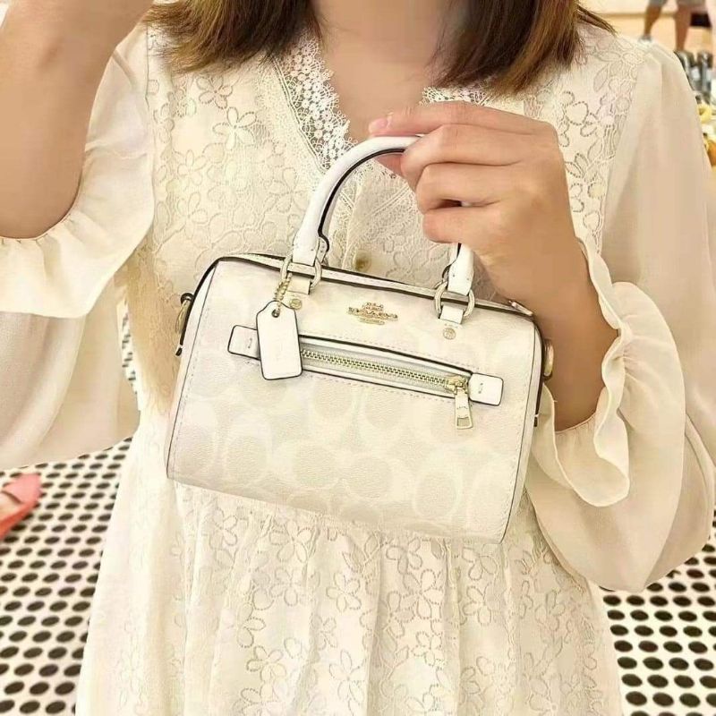 Original Coach Mini Rowan Crossbody In Signature Canvas | Shopee ...