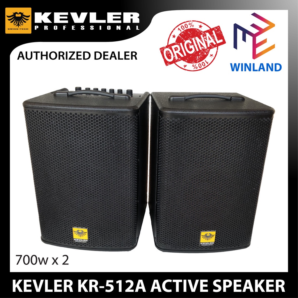 KEVLER by Winland 12" Active Portable Speaker System 700watts KR-512A | Shopee Philippines