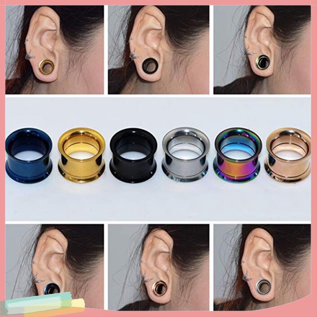 [LK] 1Pcs Stainless Steel Tunnel Expander Stretcher Ear Plug Piercing ...