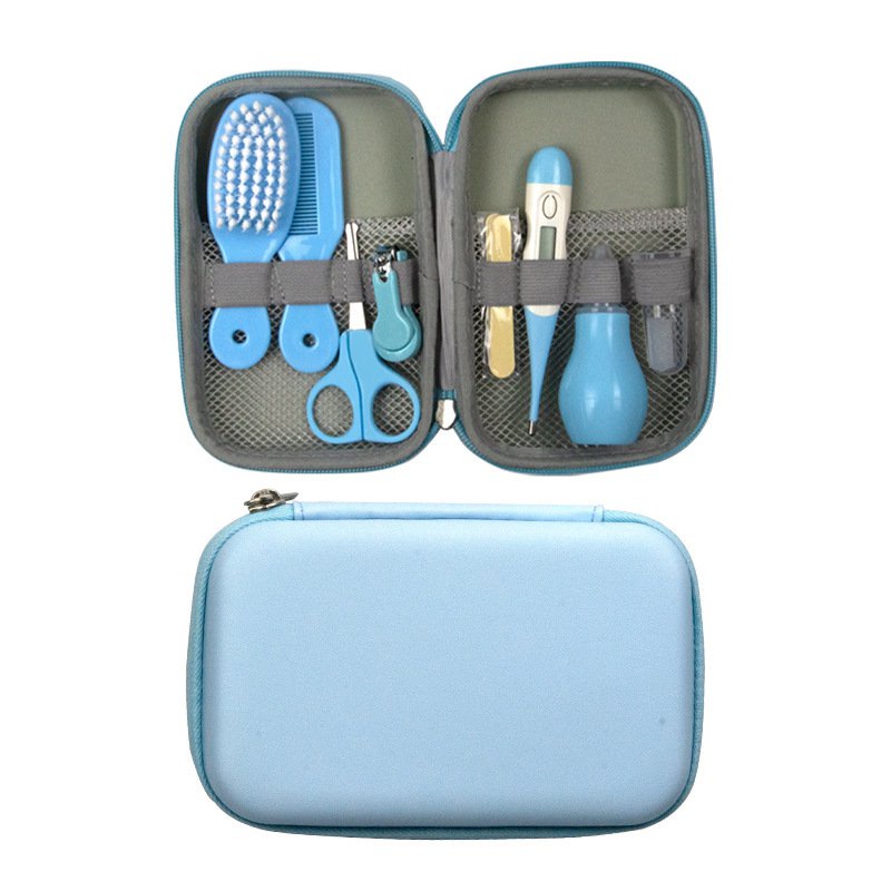8 PCS Newborn Infant Nursing Healthcare Set Thermometer Grooming Baby ...