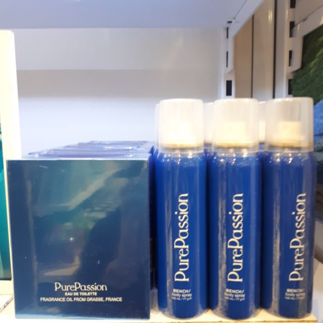 BENCH PURE PASSION ( EDT ) | ( BODY SPRAY ) | Shopee Philippines