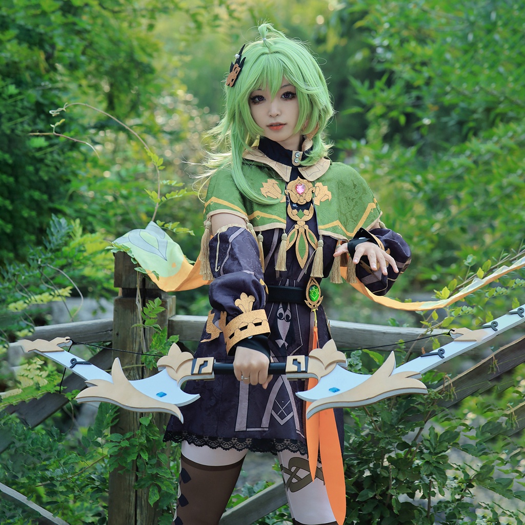 Game Genshin Impact Collei Cosplay Wig Costume Game Genshin Impact New ...