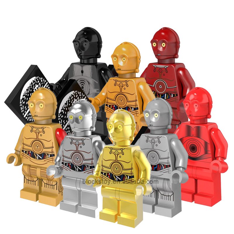 PG8023 SW Wars Movie Series C-3PO R2-D2 Clone Trooper Mini Character ...