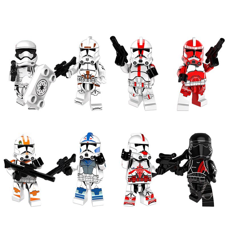 Factory Price Stormtrooper Clone Trooper colour Star Soldier Mini ...