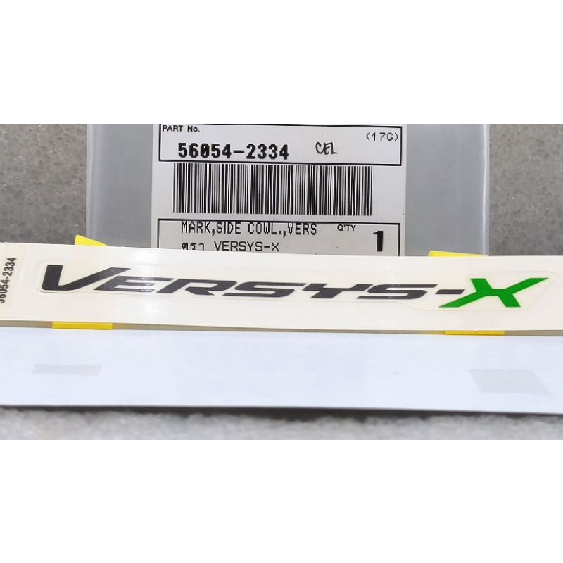 Decal Mark Side Cowl Versys-X300 Genuine | Shopee Philippines
