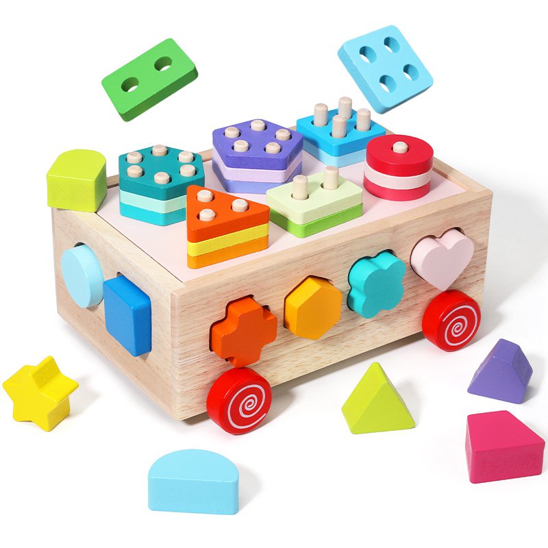 Best selling wooden cognitive toys color recognition shape ...