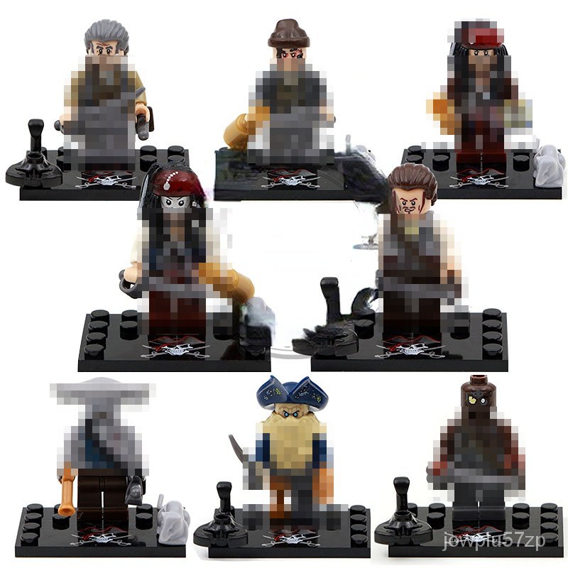 Pirates of Caribbean Captain Jack with weapons sword Action Figures ...