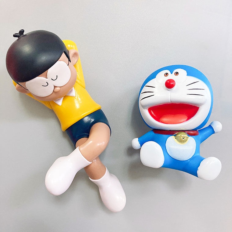 Cartoon Cute Doraemon Nobita Kitchen Decoration Magnetic Stickers Stone ...