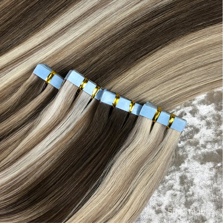 Remy Russian Tape Hair Invisible Sample Human Extension Double Drawn ...
