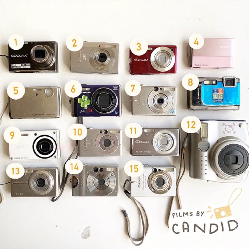 ¤[DEFECTIVE] Preloved Vintage Branded Digital Camera Digicam | Shopee ...