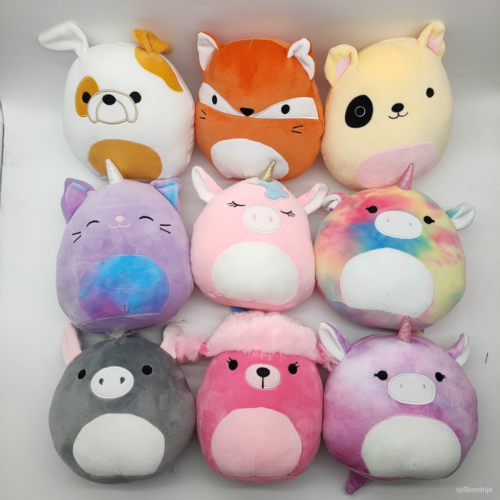 Squish squishy mallow mellow Plushie Panda axolotl Cow Bunny Dragon ...