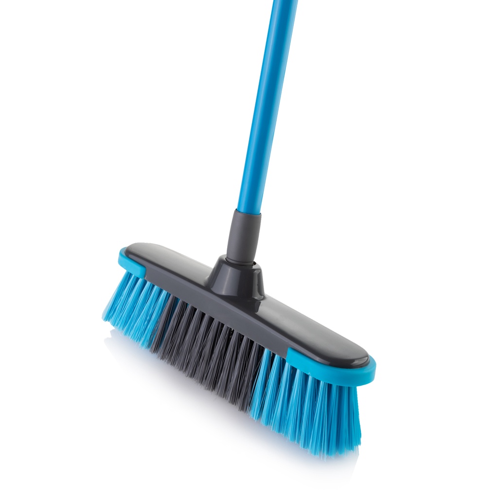 Minky Heavy Duty Broom 3 Piece Pole Design - Collapsible Easy Storage ...