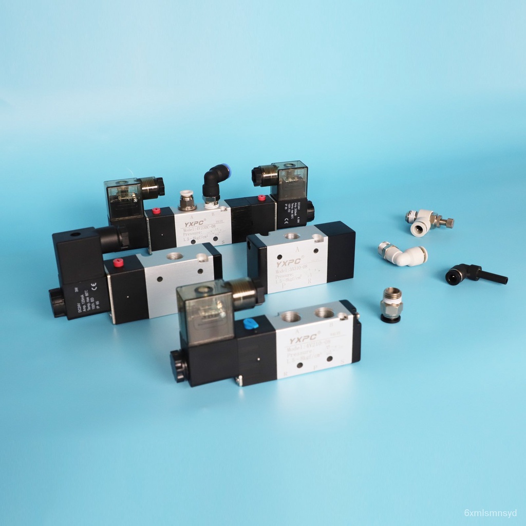 24vdc low cost manual override electronic 3way solenoid valve 5 way ...