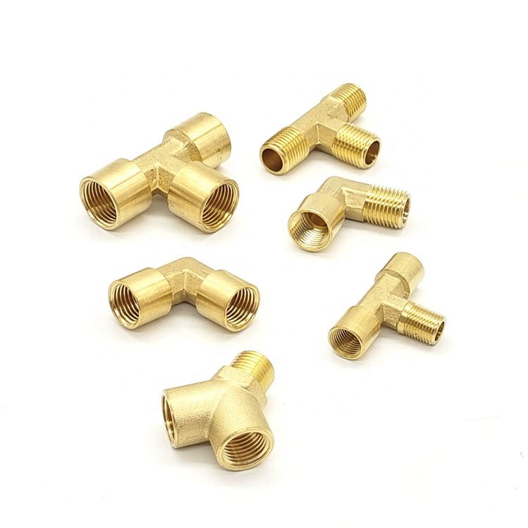 Y TEE ELBOW type Male to Female Thread Brass Pipe Connectors Brass ...
