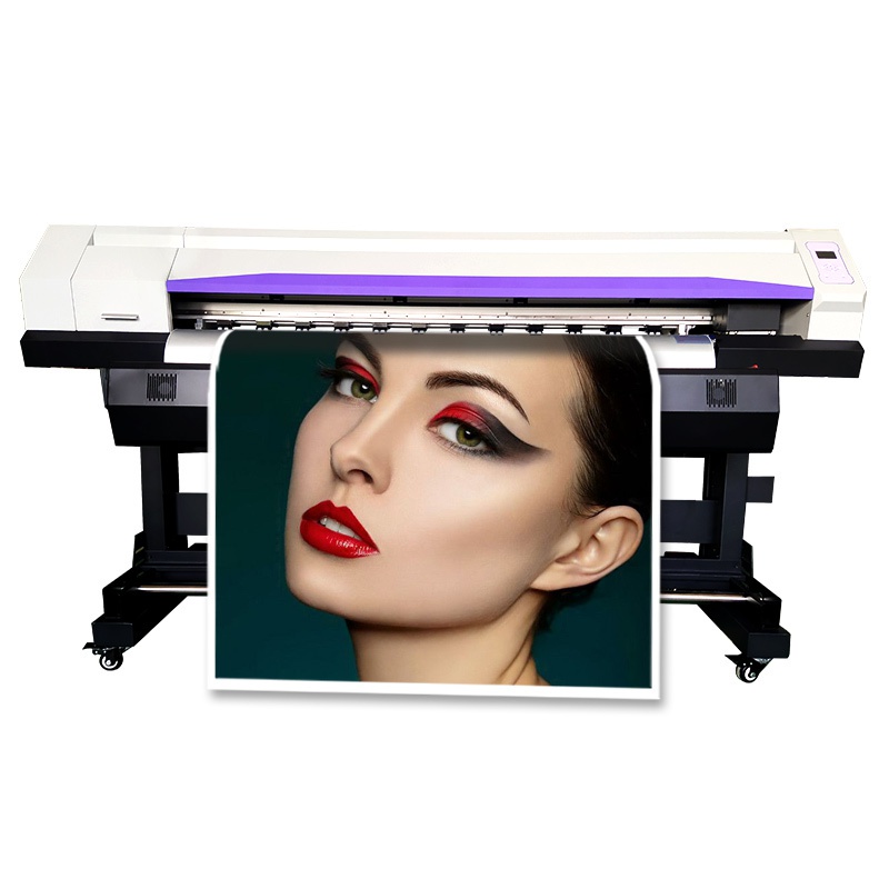 1440dpi Large Format plotter Digital Vinyl Banner printing machine ...