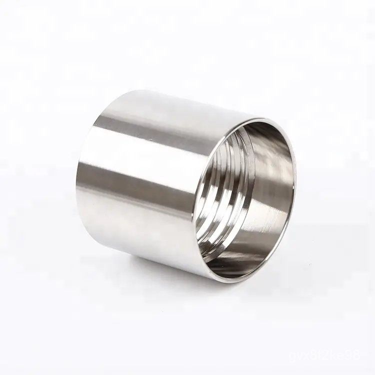 SS304 Stainless Steel Hydraulic Crimp Hose Insert Ferrule Adaptor ...