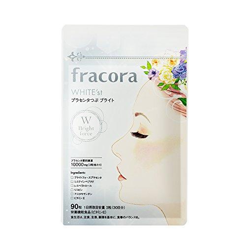 Furakora fracora Placenta Supplement White Test Grain Bright 90 Tablets ...
