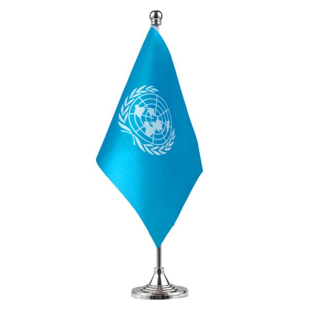 united nations Table Flag Stick Small Mini Country desk flag with metal ...