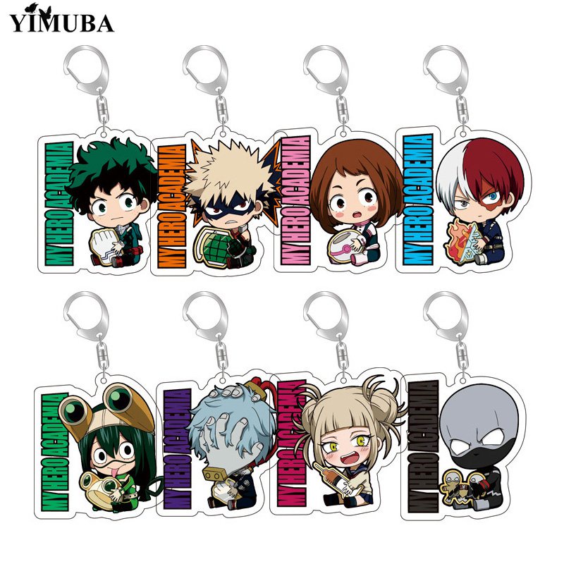 Cute My Hero Academia Collection Acrylic Keychain Toga Himiko Dabi ...