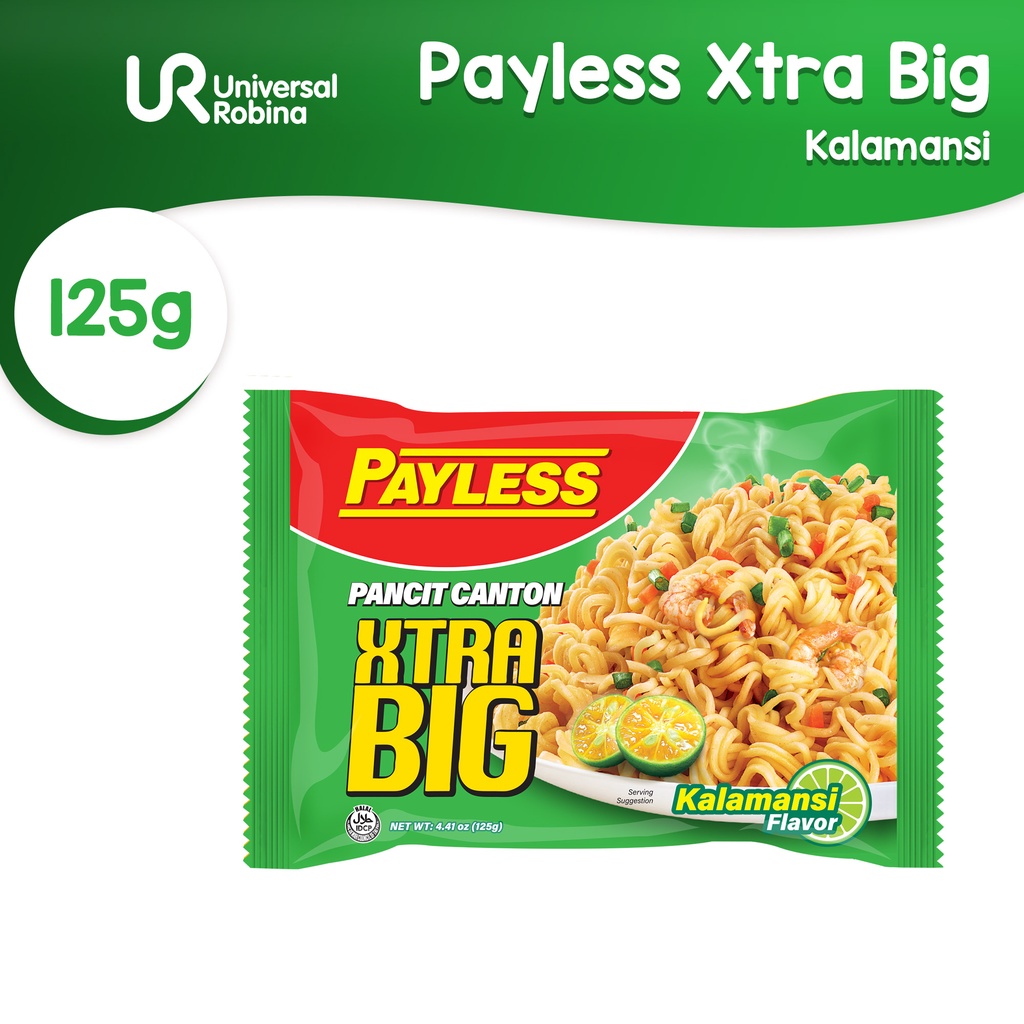 Payless Xtra Big Pancit Canton Kalamansi (125g) | Shopee Philippines