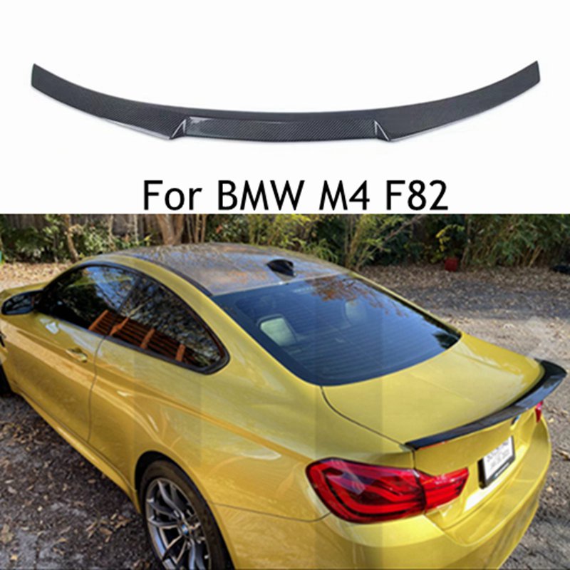 FOR BMW M4 F82 3D Style Carbon fiber Rear Spoiler Trunk wing 2014-2020 ...