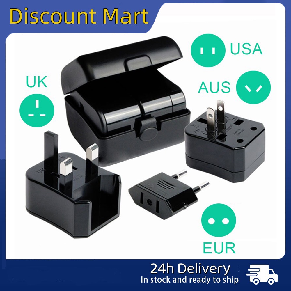 3 in 1 Universal Adapter and Plug Travel Adapter Power Charger Outlet ...