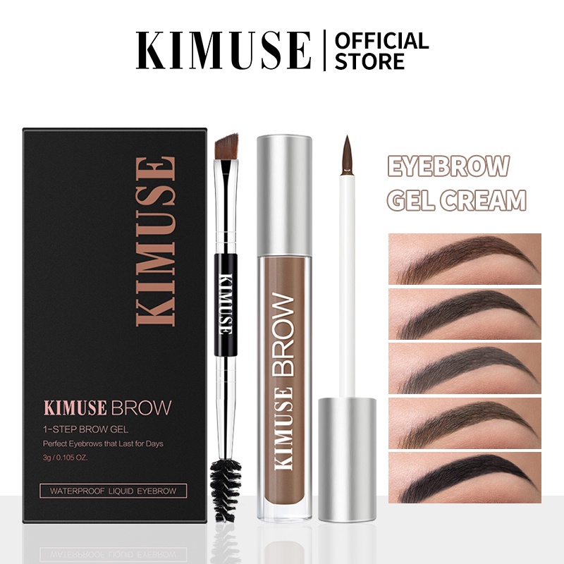 Kimuse Eyebrow Gel Cream Waterproof Henna Tattoo Shade | Shopee Philippines