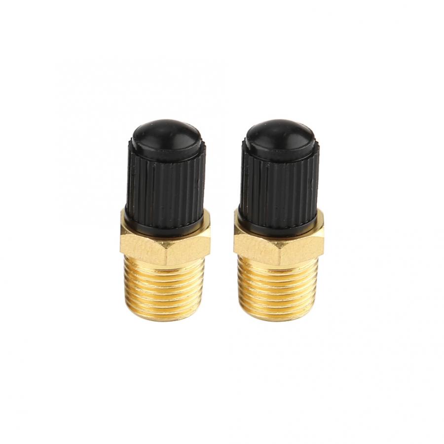 2Pcs 1/8"; NPT MPT Brass Air Compressor Tank Fill Valve Car Accessories ...